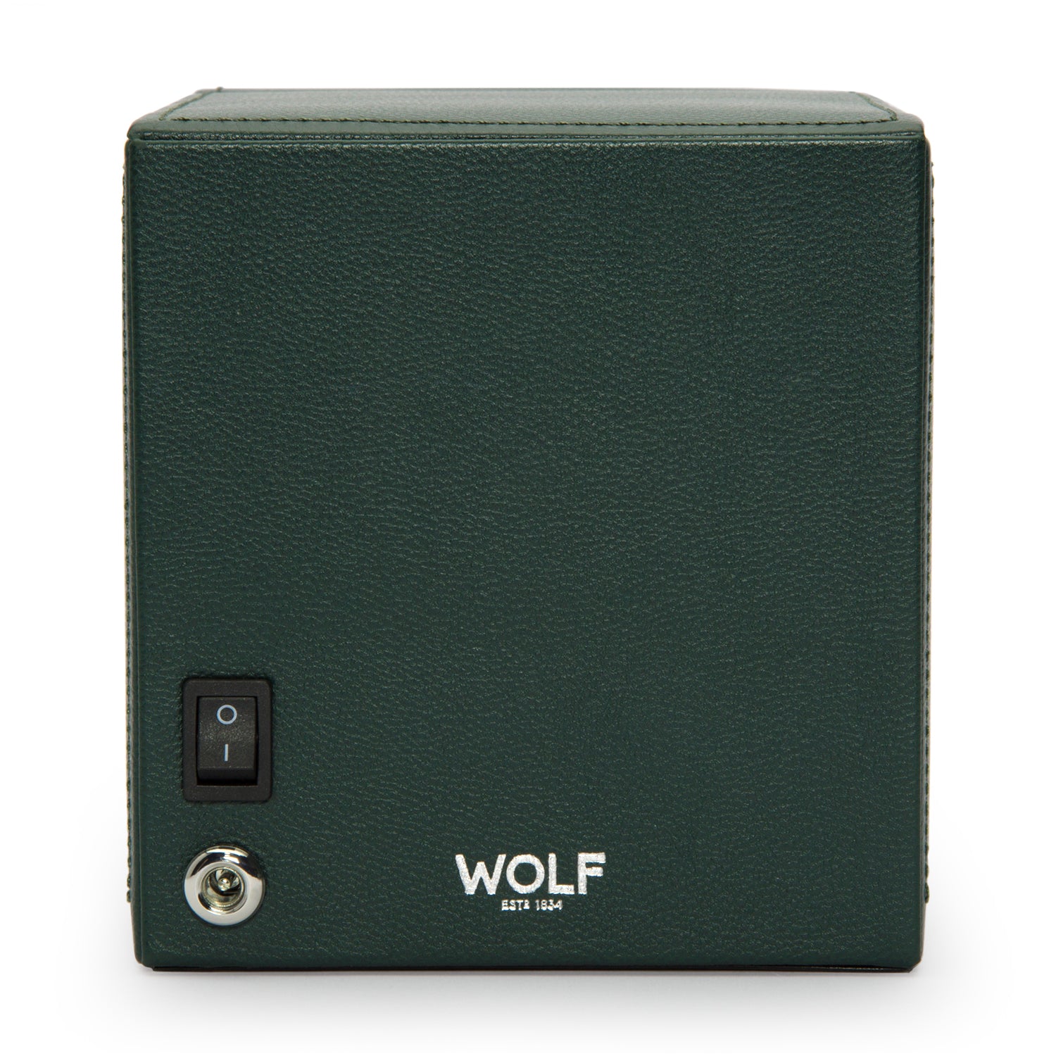 WOLF Cub Single Watch Winder with Cover | Green – WATCHFINDER CANADA