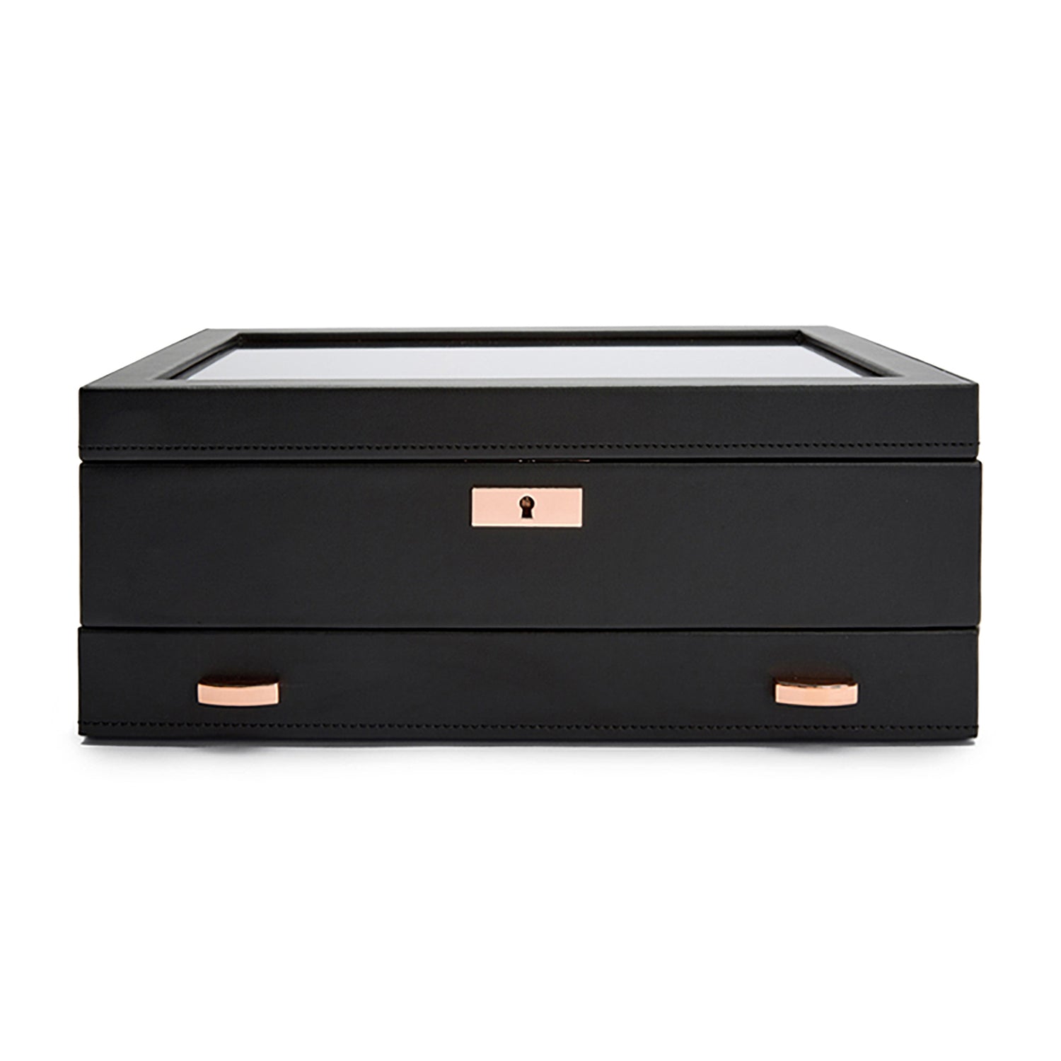 WOLF Axis 10 Piece Watch Box with Drawer | Copper – WATCHFINDER CANADA