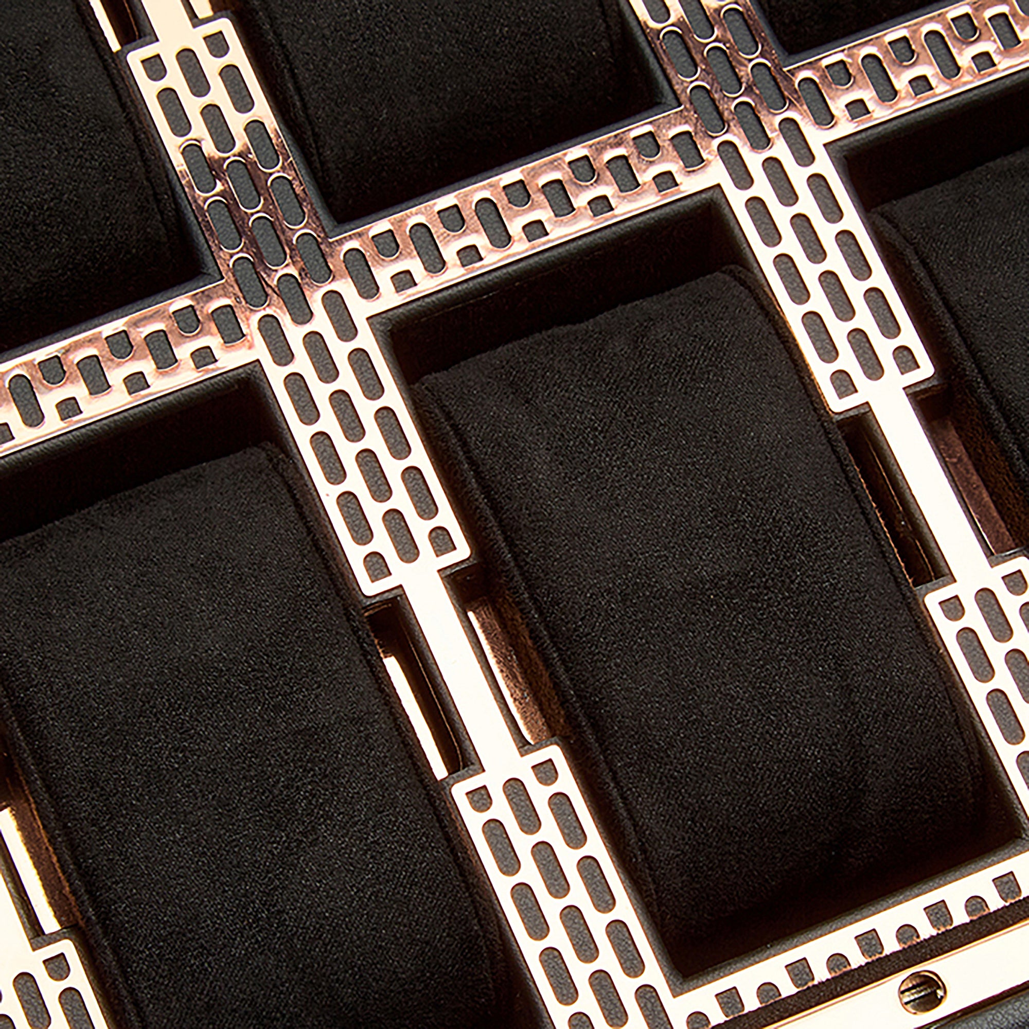 WOLF Axis 10 Piece Watch Box with Drawer | Copper – WATCHFINDER CANADA