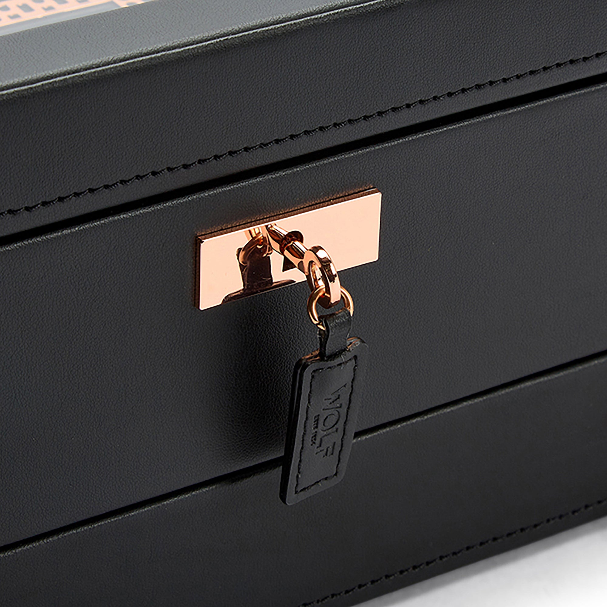 WOLF Axis 10 Piece Watch Box with Drawer | Copper – WATCHFINDER CANADA